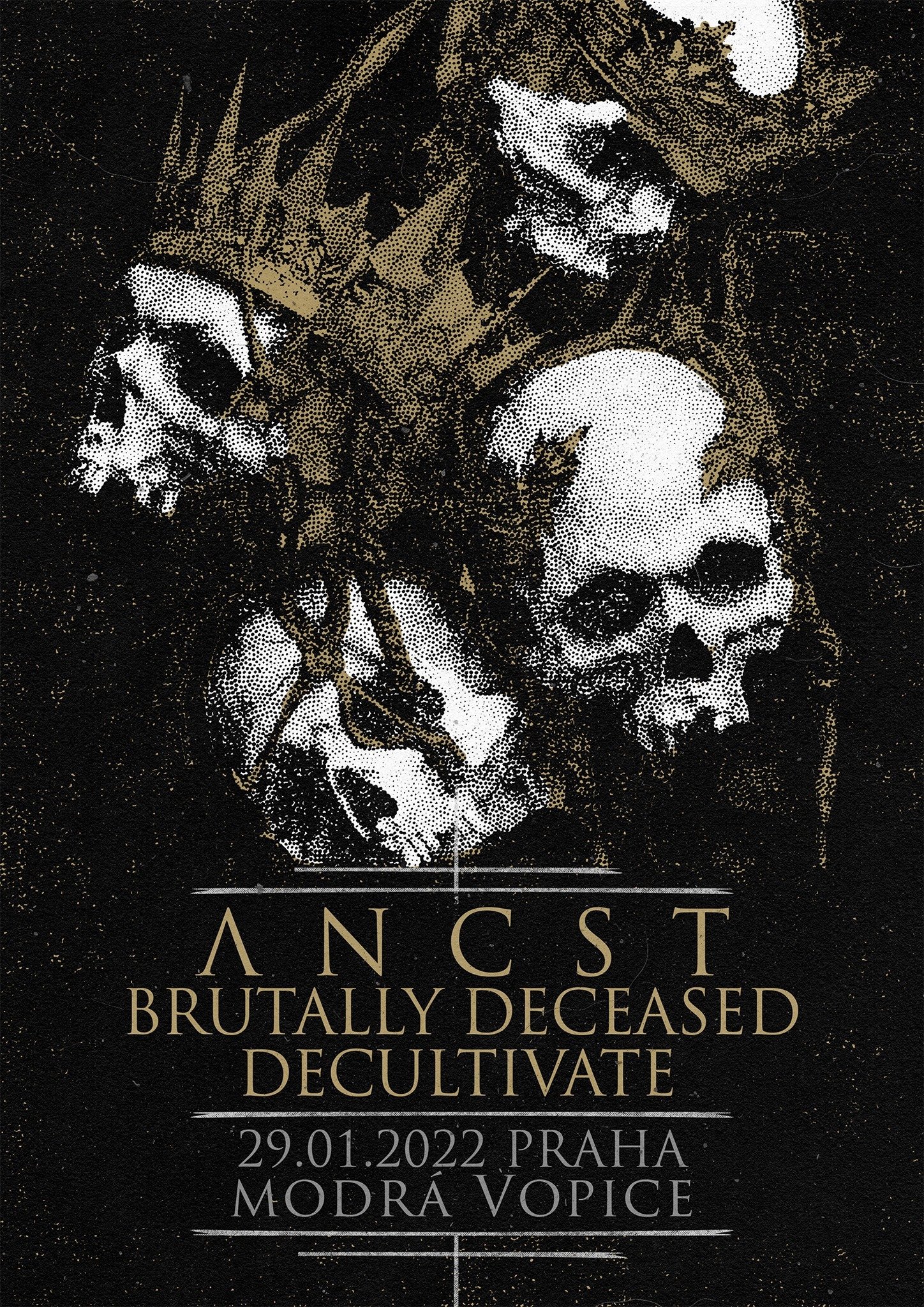 ANCST, Brutally Deceased, Decultivate v Praze – Modrá Vopice – Alterakce.cz